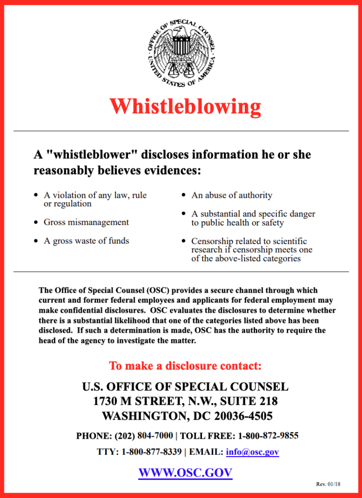 Whistleblower Protection Act: Rights, Procedures, and Impact